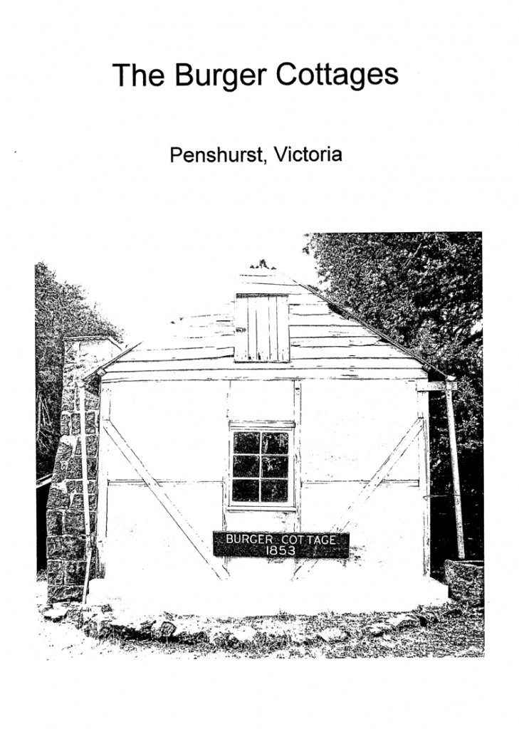 The Burger Cottages, Penshurst, Victoria